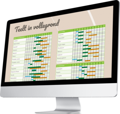 Gratis Moestuinkalender - Moestuinplanner voor teeltplan maken
