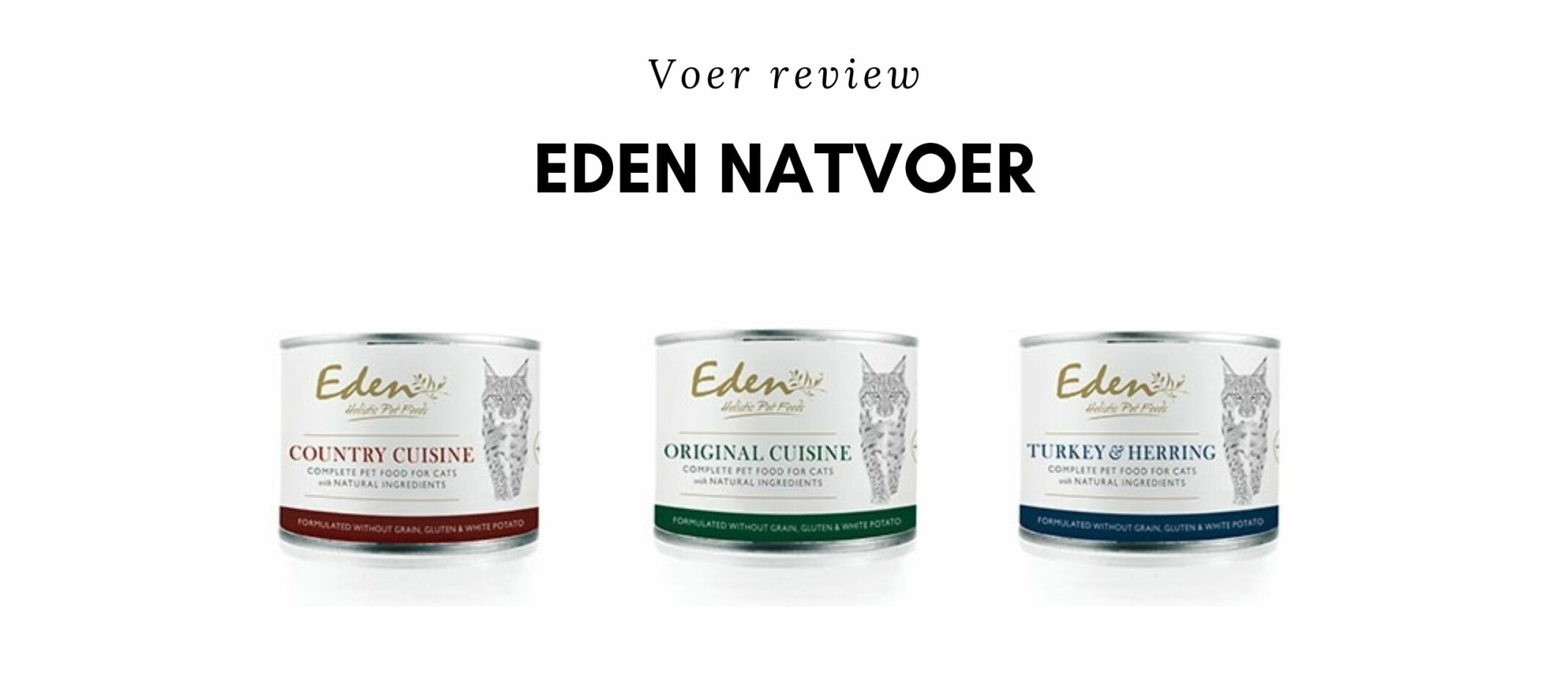Natvoer moet eruit zien als iets dat je zelf zou eten...?