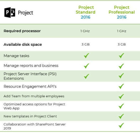 What is Microsoft Project and which version do I need? (Standard or Pro)