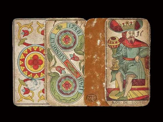 French tarot cards before 1930