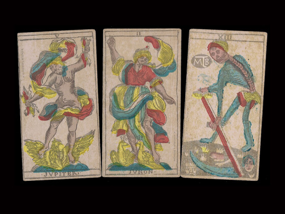 French tarot cards before 1930