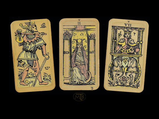 Vintage tarot decks cards between ca 1930 and 1970