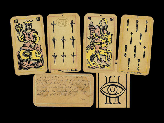 Vintage tarot decks cards between ca 1930 and 1970