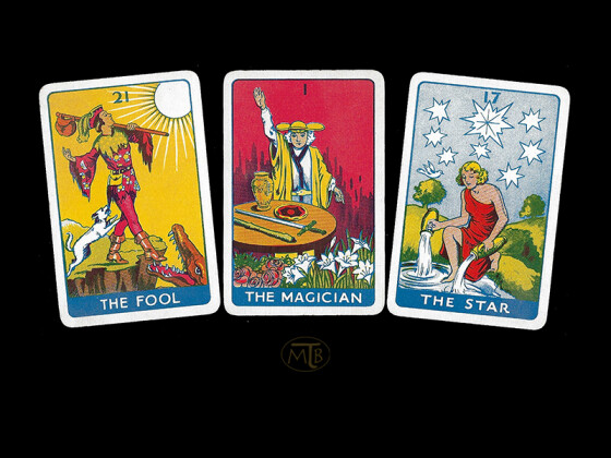 Vintage tarot decks cards between ca 1930 and 1970