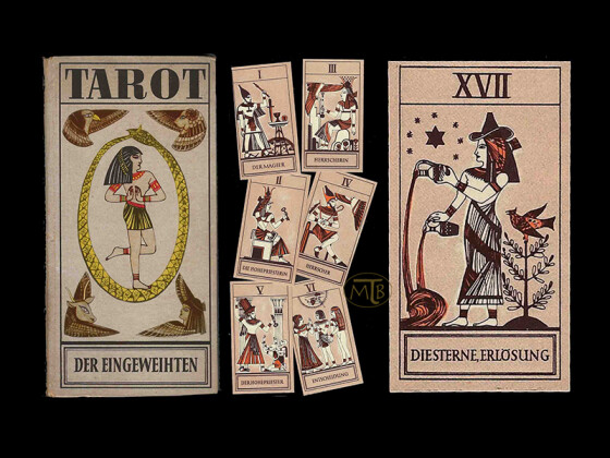 Vintage tarot decks cards between ca 1930 and 1970