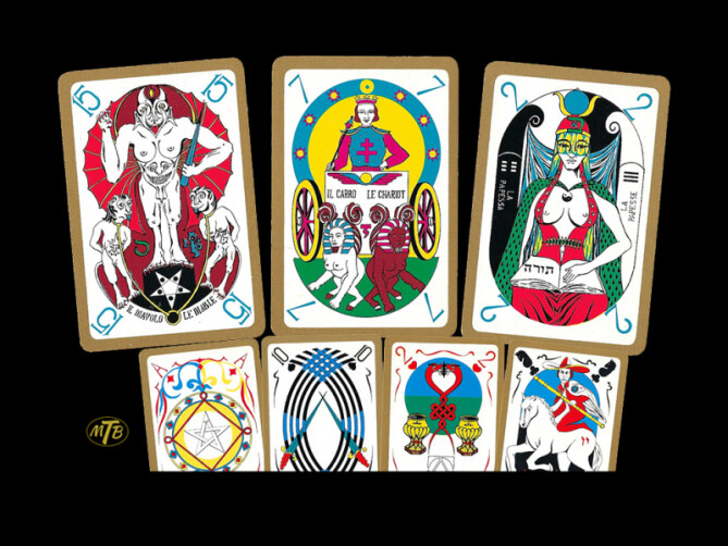 Italian contemporary tarot decks 1970 until today from Italy