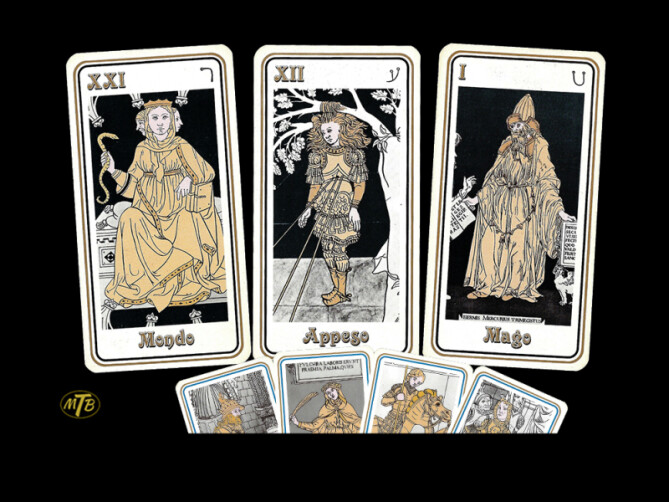 Italian contemporary tarot decks 1970 until today from Italy