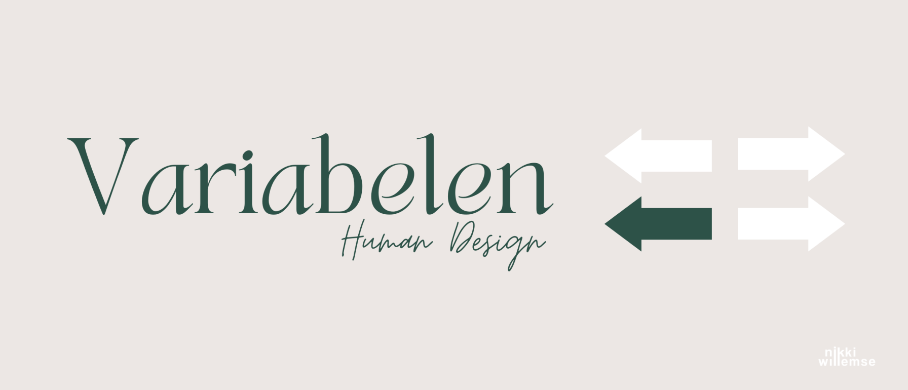 Variabelen in Human Design