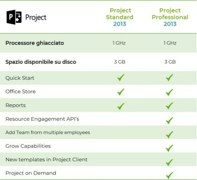 Che cos’è Microsoft Project e quale versione mi serve? (Standard o Pro)