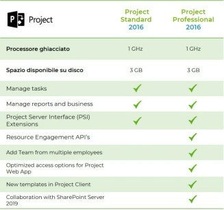Che cos’è Microsoft Project e quale versione mi serve? (Standard o Pro)