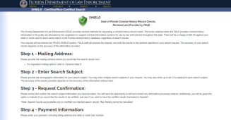 How to Apply for a Florida Criminal Record Certificate