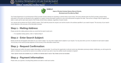 How to Apply for a Florida Criminal Record Certificate