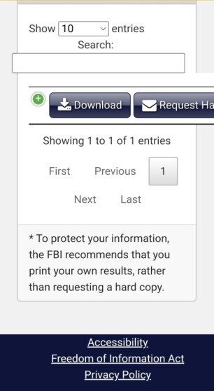 How to download your FBI results?