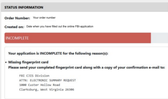 How to download your FBI results?