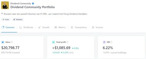 De beste dividend tracker voor je portfolio