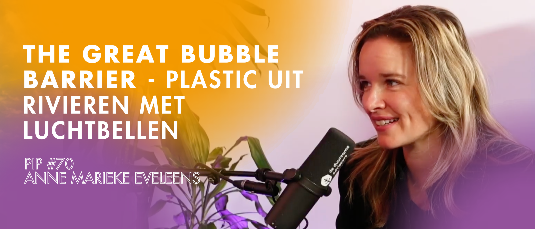 The Great Bubble Barrier: Plastic uit rivieren met luchtbellen - Anne ...