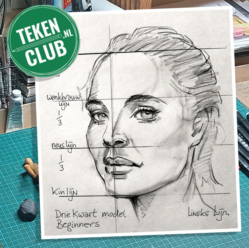Gratis live tekenles met Lineke Lijn