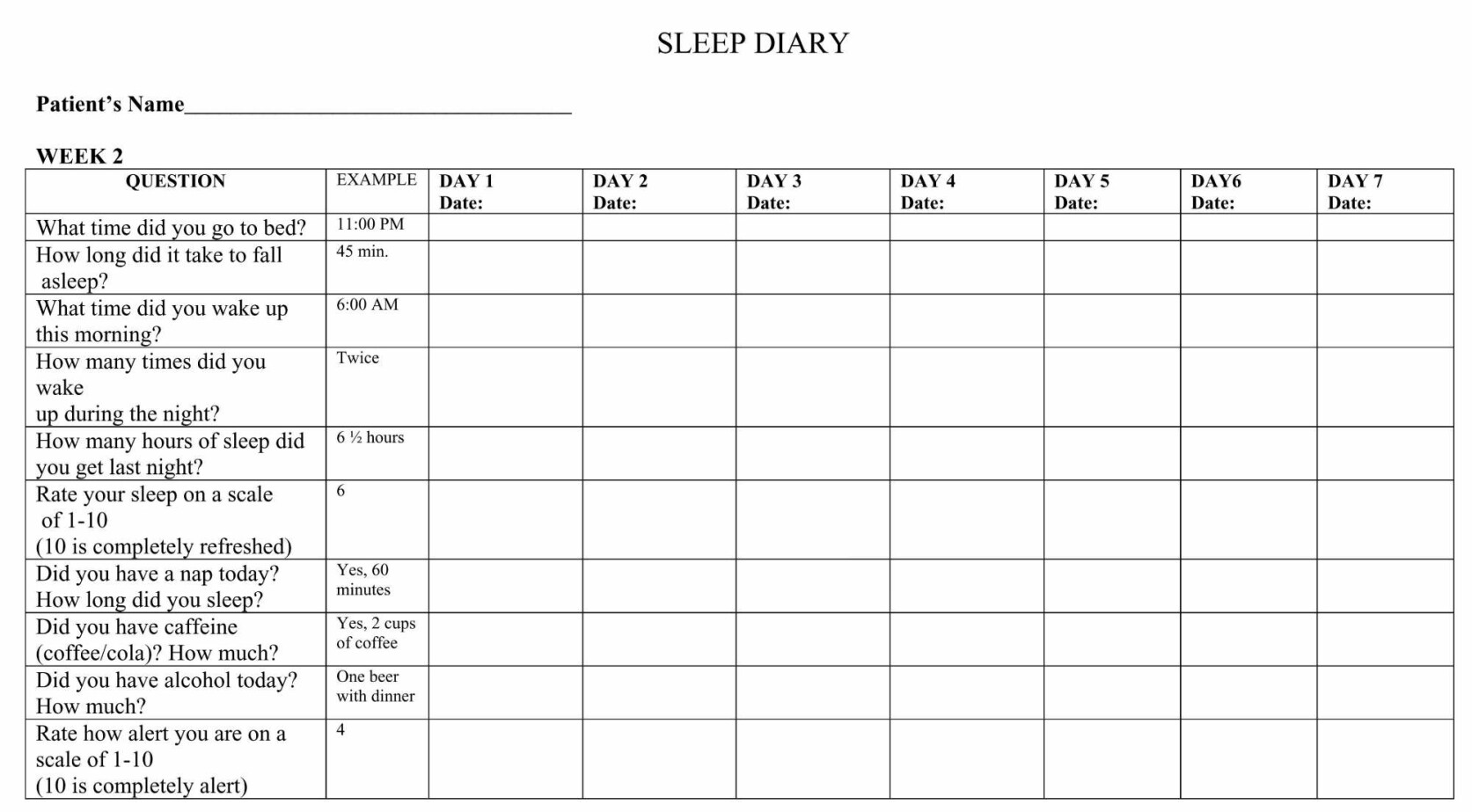 What is the nature of my sleep problem?