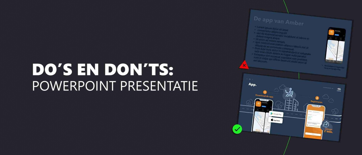 Dos en Donts voor PowerPoint presentaties