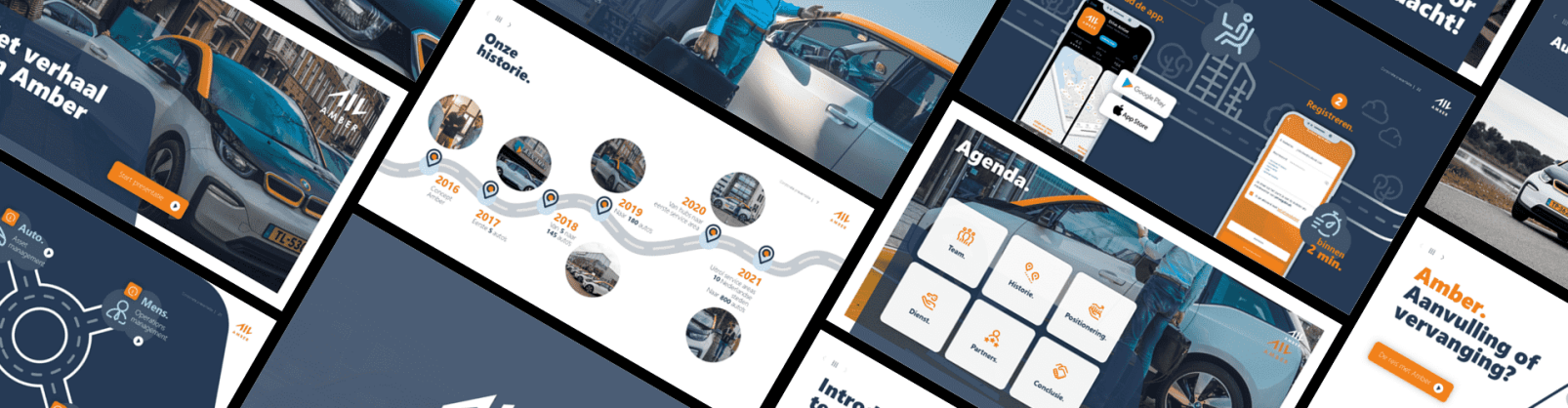 Visuele PowerPoint presentatie Amber - PPT Solutions