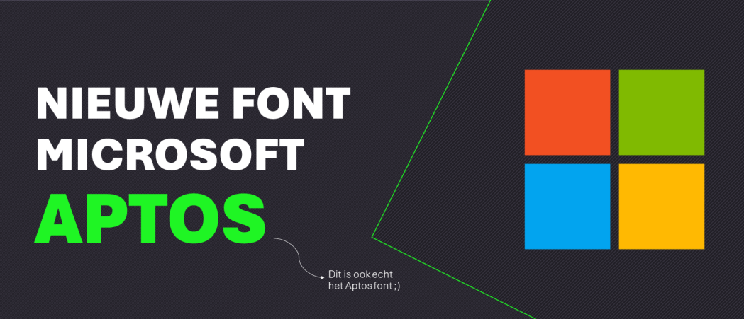 Het Aptos font neemt Calibri over – PPT Solutions