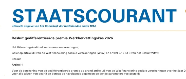 WIA-premie 2026 fors omhoog – bespaar met eigenrisicodragerschap (WGA)
