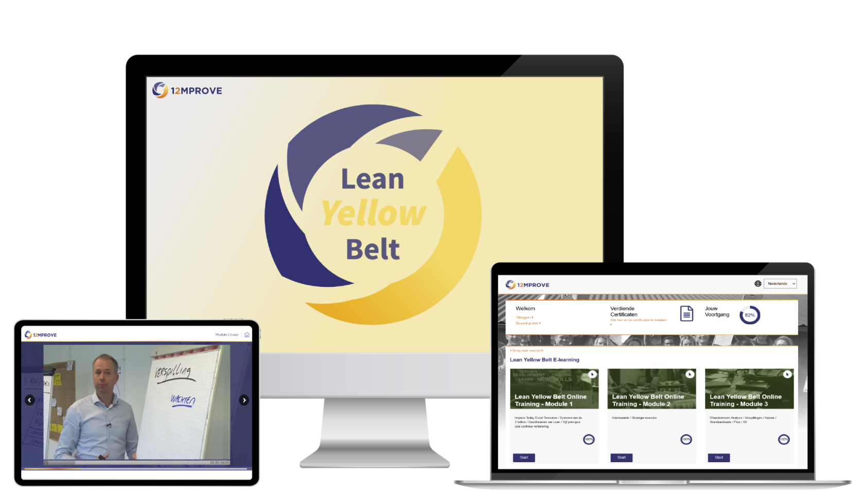 Lean belt trainingen | Met officieel LCS certificaat | 12Mprove