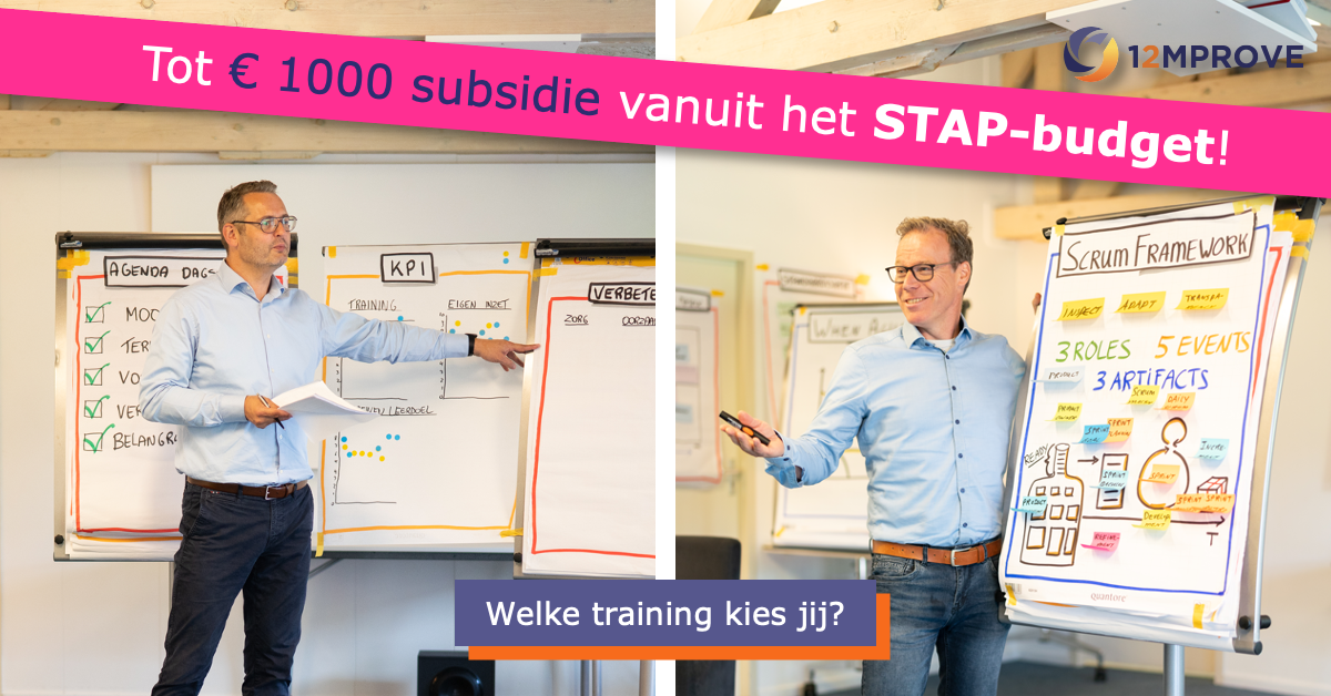 STAP-budget | Ontvang € 1000 opleidingsbudget! | 12Mprove