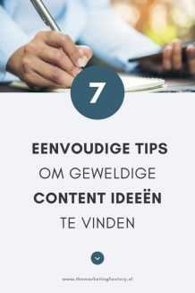 Hoe geweldige content ideeën vinden