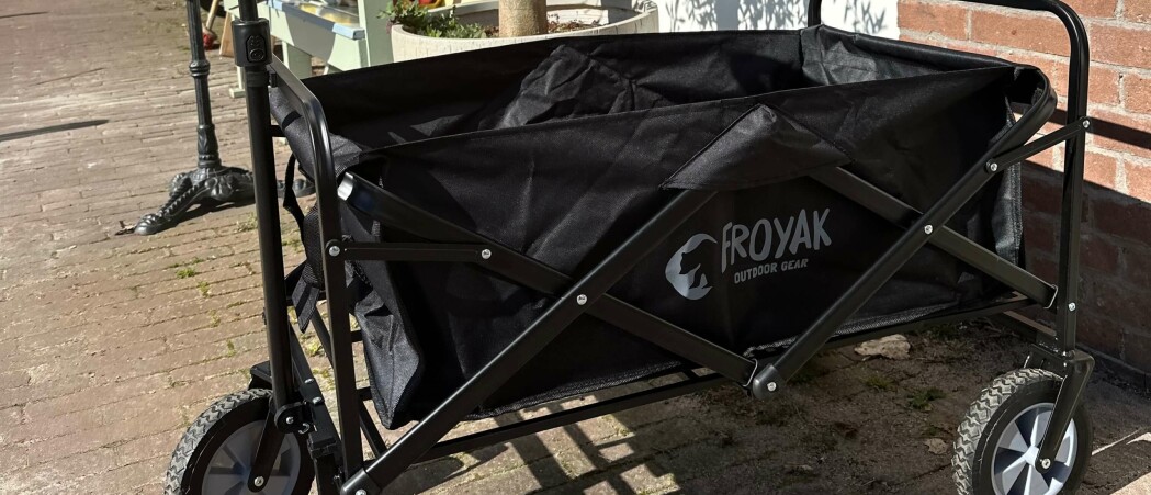Bolderkar Action getest: Froyak opvouwbaar (€34,95) Is ie t waard?
