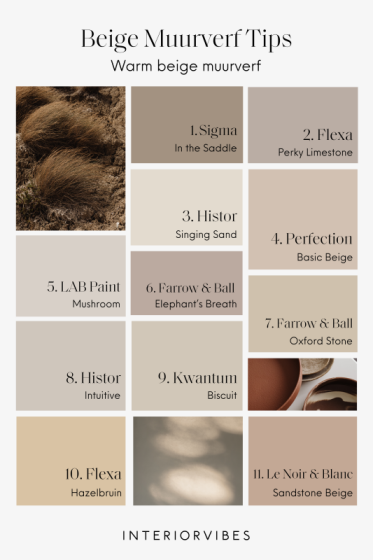 Beige muurverf kiezen? Ontdek de mooiste kleuren