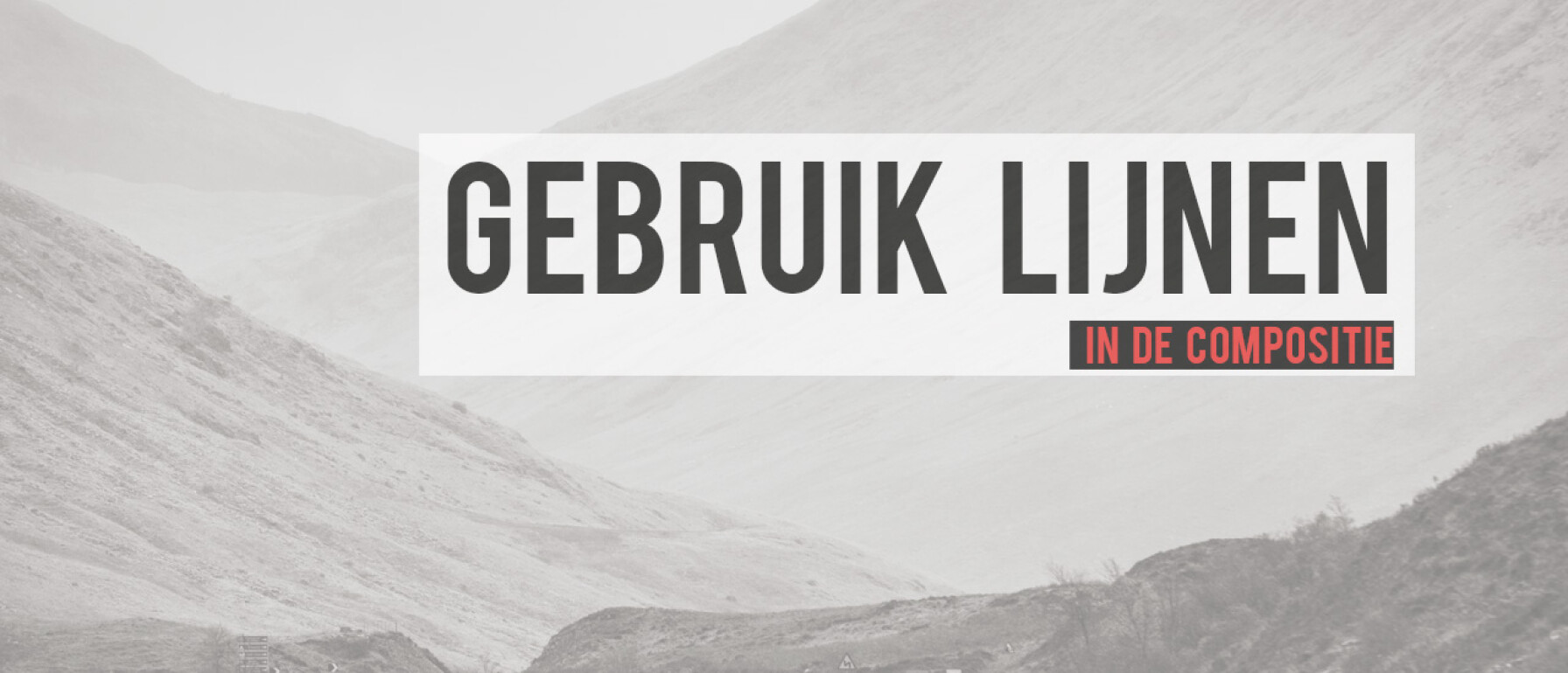 Compositie en het gebruik van lijnen