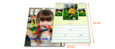 Jaarkalender XXL | 33x49cm | Het Fotoalbum