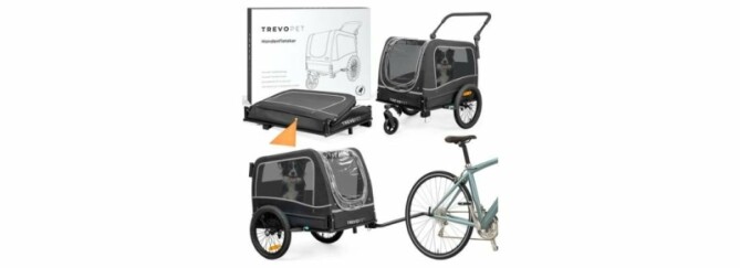 4. InnoPet Sporty Evolution - Goede kwaliteit hondenfietskar