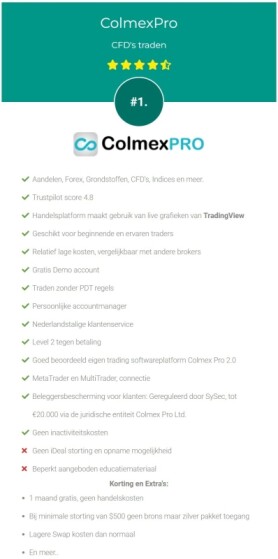 Colmex Pro Review: Kosten, Platforms & Tradersvoordelen