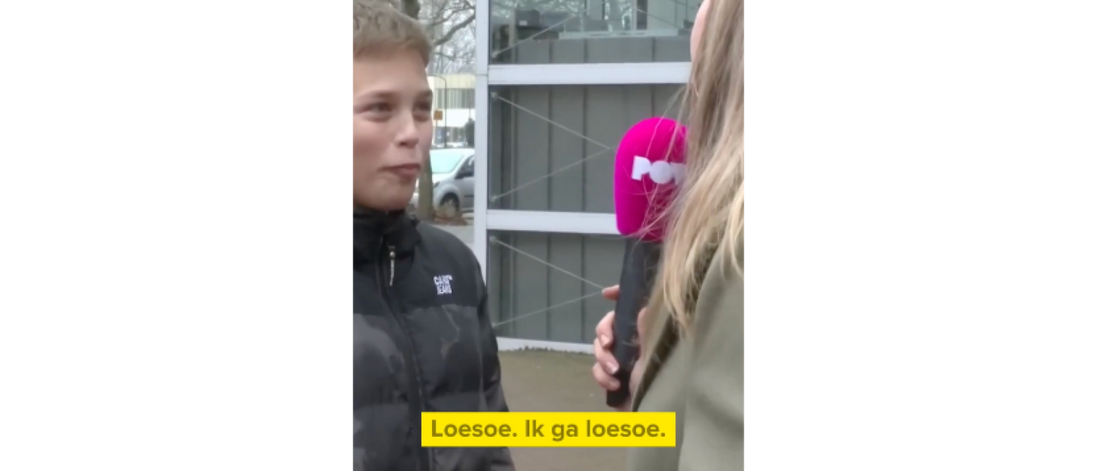 Ik ga loesoe wat betekent dat