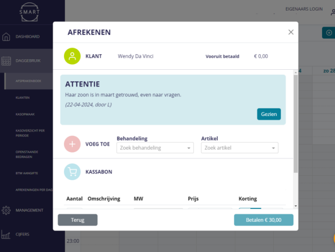 DaVinci Salon Software | Makkelijk software