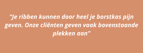 Alles wat jij moet weten als je pijn in je ribben hebt