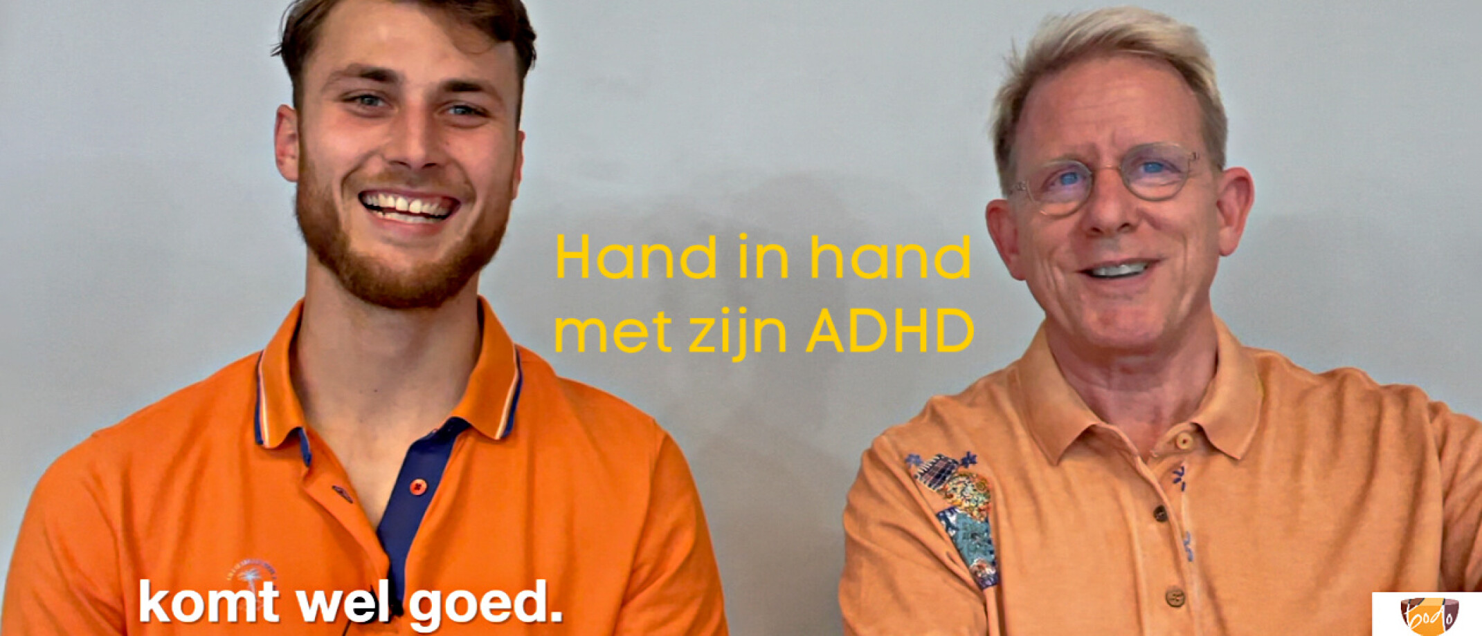 Hand in hand met zijn ADHD
