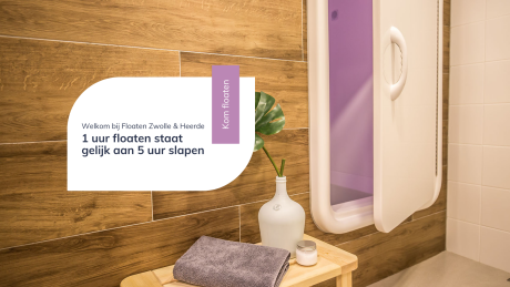 Kom Floaten in onze ruime floatrooms | Ultiem ontspannen