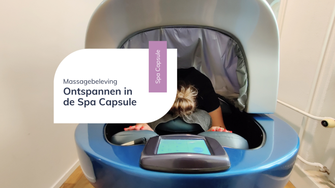 Spa Capsule | Water-jet massage met kleding aan | Full body massage