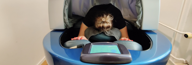 Spa Capsule | Water-jet massage met kleding aan | Full body massage