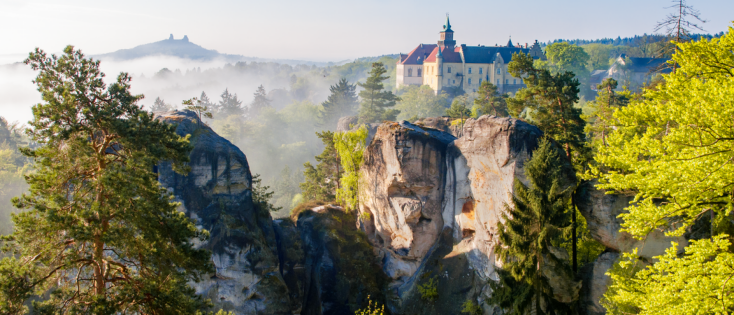 9 Wanderwege des Böhmischen Paradieses (Cesky raj) in der Tschechischen ...