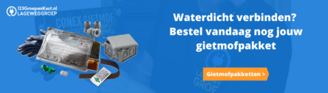 Conex gietmofpakket gebruiken – Grondkabels verbinden met giethars ...