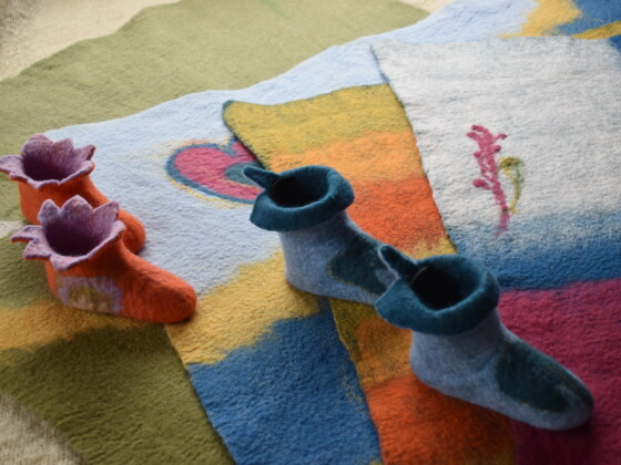 Viltvisie eigen collecties in vilt