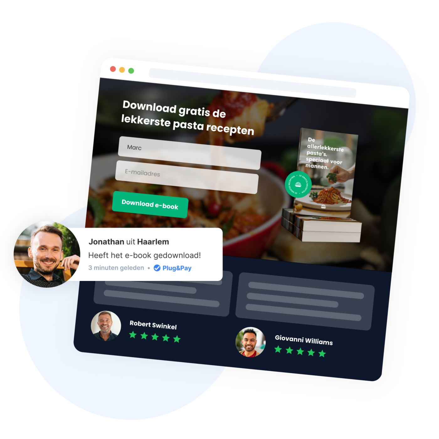 Landingspagina maken? | Plug&Pay®