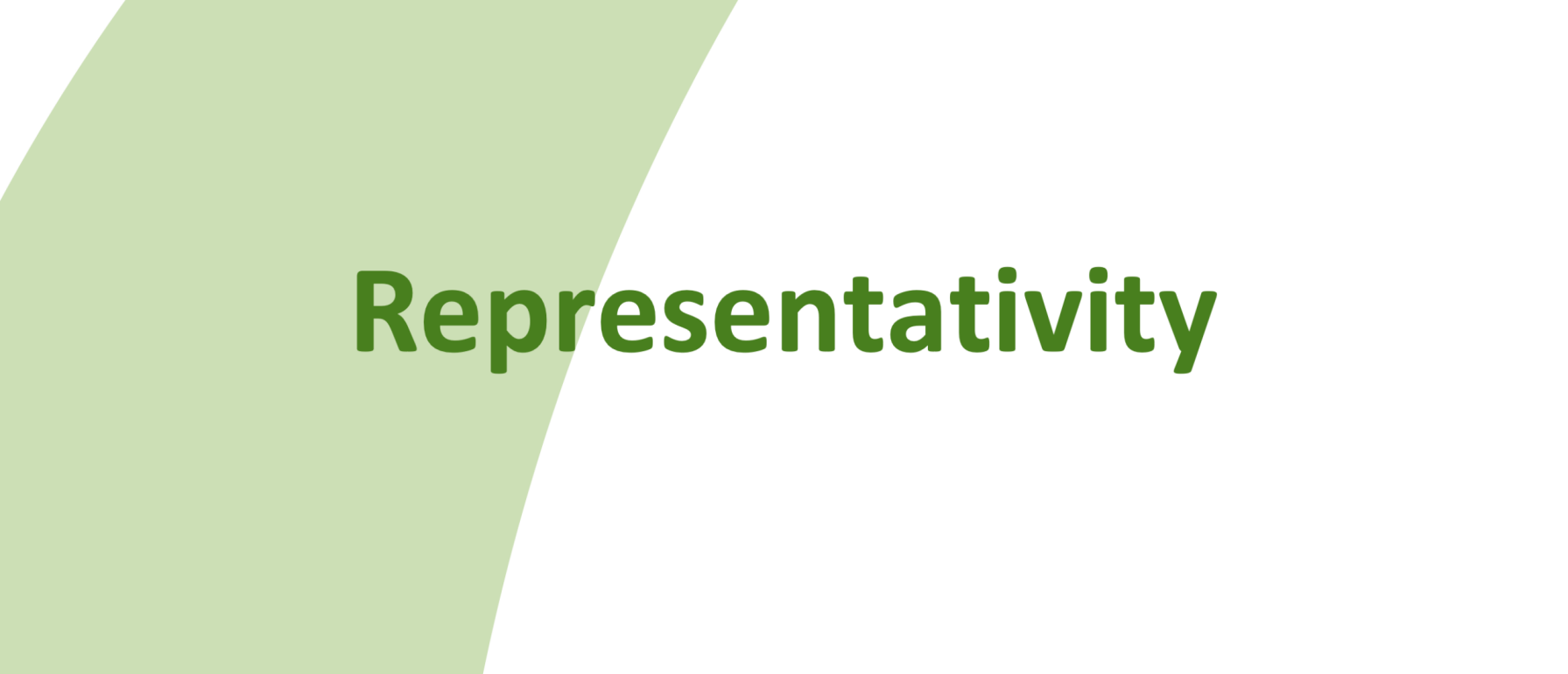 What is representativity