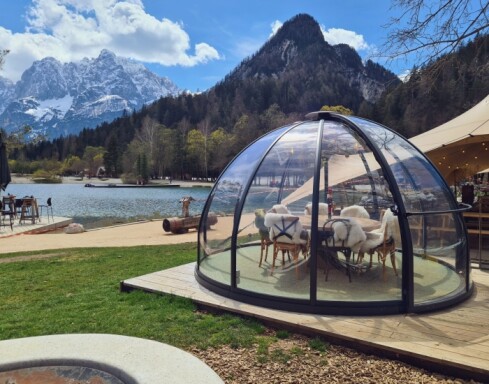 Jasna Chalet Resort, Kranjska Gora, Lake Jasna, Slovenië