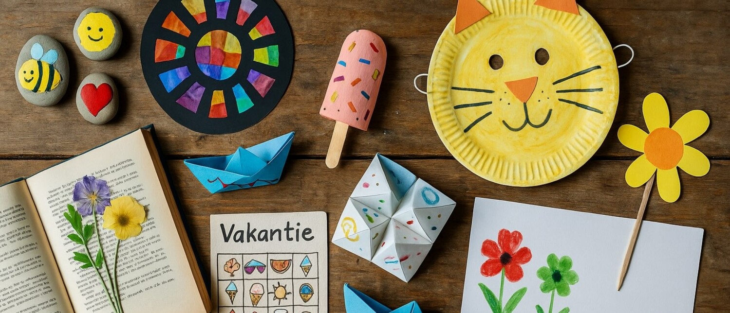 Knutselen in de Zomervakantie: 14 creatieve ideeën voor kinderen