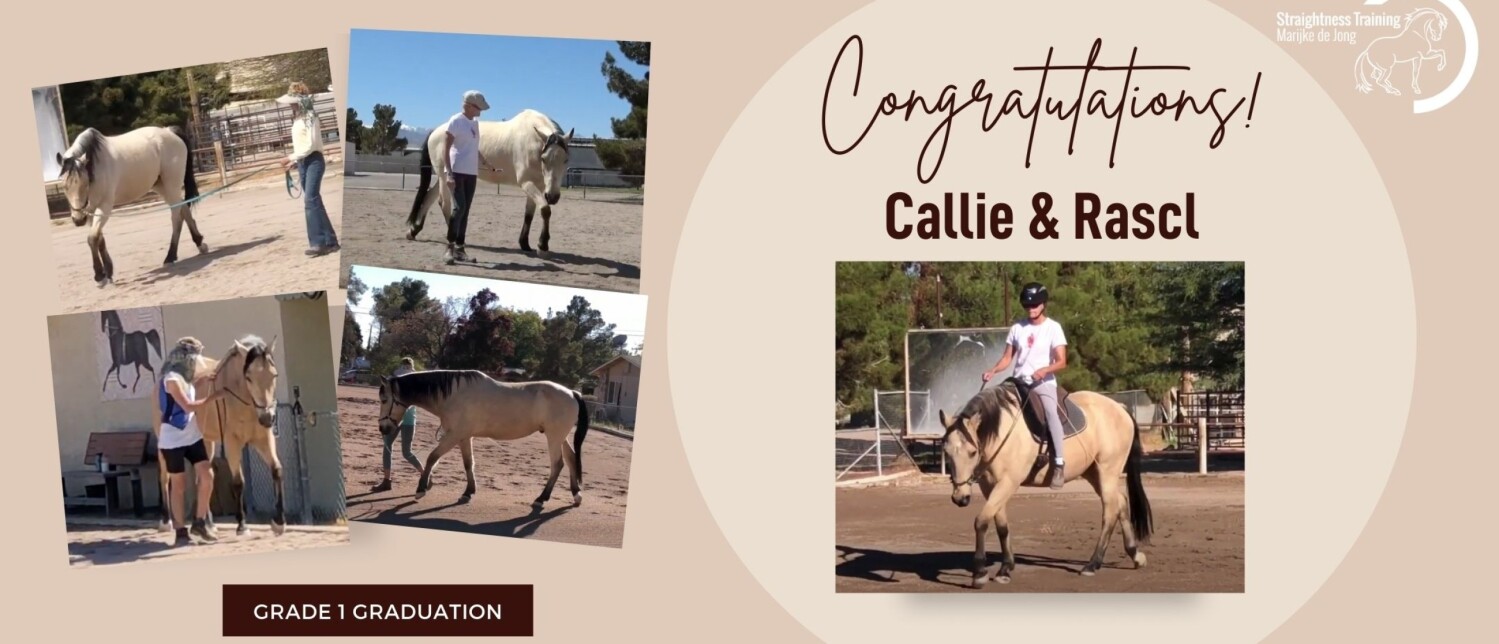 Callie Klein & Rascl Graduate Grade 1